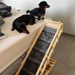 Pet Ramp With Foldable Rails 4 Height Levels Adjustable - Etsy