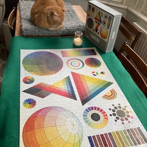 Canvas Bright, Bold 1000 Piece Colour Gradient Jigsaw Puzzle - Etsy UK