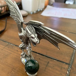 Pewter PHOENIX Rising From Flames With Red Crystal Accents - Etsy
