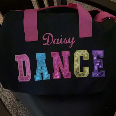 Dance Bag for Girls, Personalized Toddler Dance Bag, Sparkly Dance Bag ...