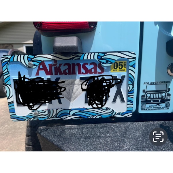 Boho Sunset Front License Plate, Retro Sun Vanity Car Tag, Cute ...