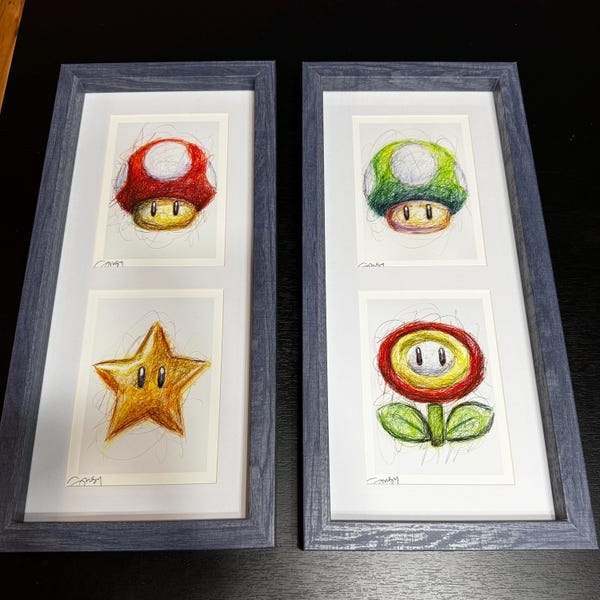 Freddy Fazbear Ballpoint Pen Print, Five Nights at Freddy's Art Poster ...