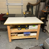 Mobile Outfeed Table / Workbench | PDF Build Plans - Etsy Canada