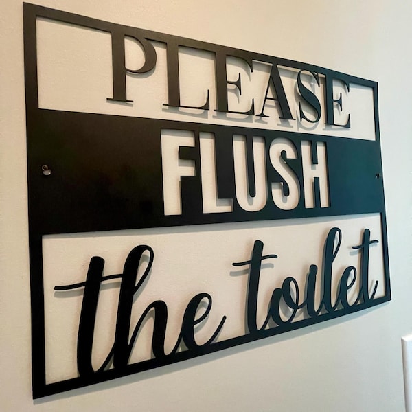 Restroom Sign for Office, Bathroom Sign for Business, Lavatory Sign ...
