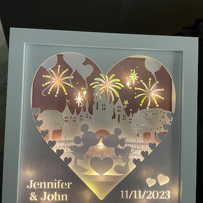 Peter Pan Inspired Light up 3d Shadow Box Set in 9 X 9in High Quality ...