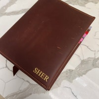 Yellow Leather Journal Cover A5,leather Notebook Cover A5,leather ...