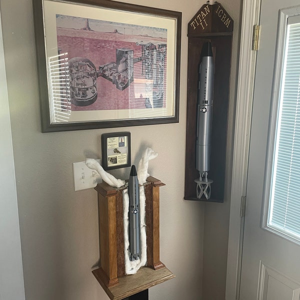 Minuteman III Missile Model With Removable Components - Etsy