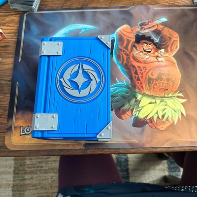 Lorcana Spell Book Deck Box W/accessory & Token Dice Inserts, Damage ...