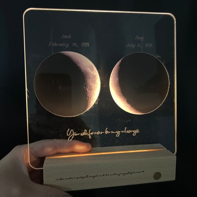 Custom Galaxy Night Light, Personalized Planet Night Lamp, Milky Way ...