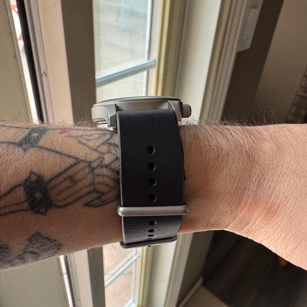 USA Handmade Horween Teacore Brown Horsehide Leather Watch Strap Full ...