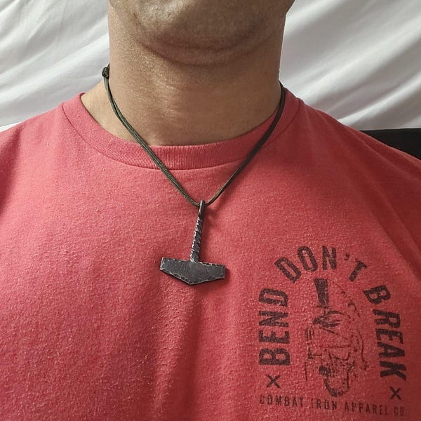 Forged Iron Neck Torc, Ravens Forged Torc, Odin Torc, Viking Torc ...