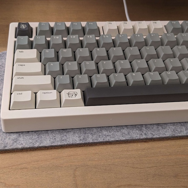 Wool Mousepad Wool Felt and Cork Mouse Pad, Antimicrobial Merino Wool ...