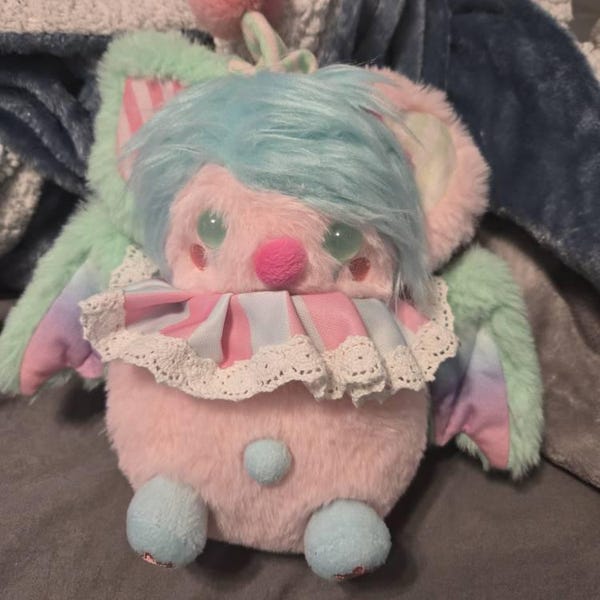 Instock Pomzy the Pom Pom Clown Bat Plush 20cm - Etsy