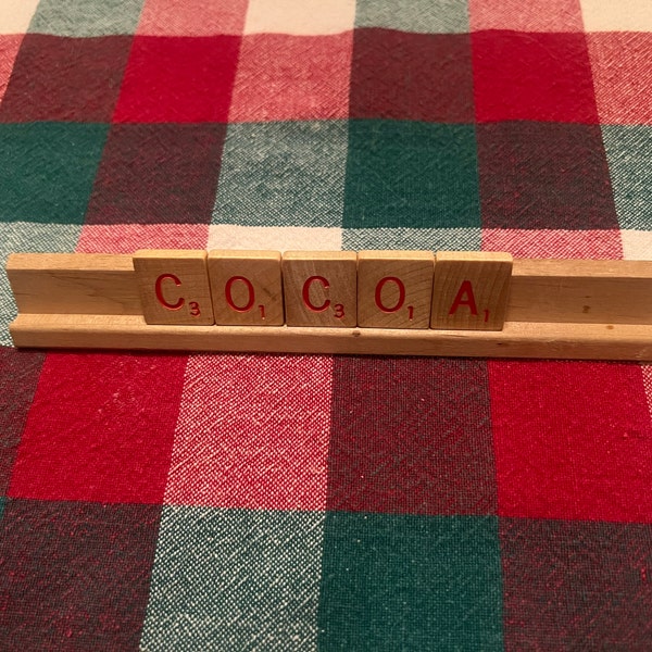 Vintage 1960's Wooden Anagram Alphabet Letter Tiles - Etsy
