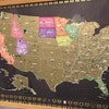 XL Scratch off Map of the World With Flags - 36x24 Easy to Frame ...