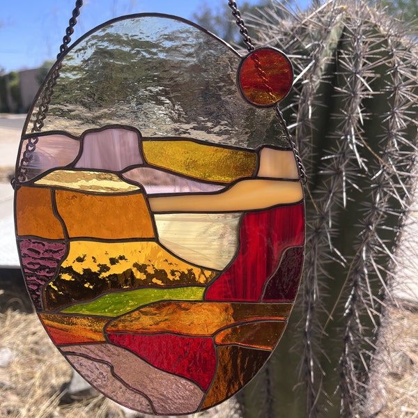 Grand Canyon Arizona Stained Glass Window Hangings Christmas Gifts Boss ...
