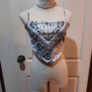 Sewing Pattern Scarf Tie Back Top Digital PDF File, Instant Download ...