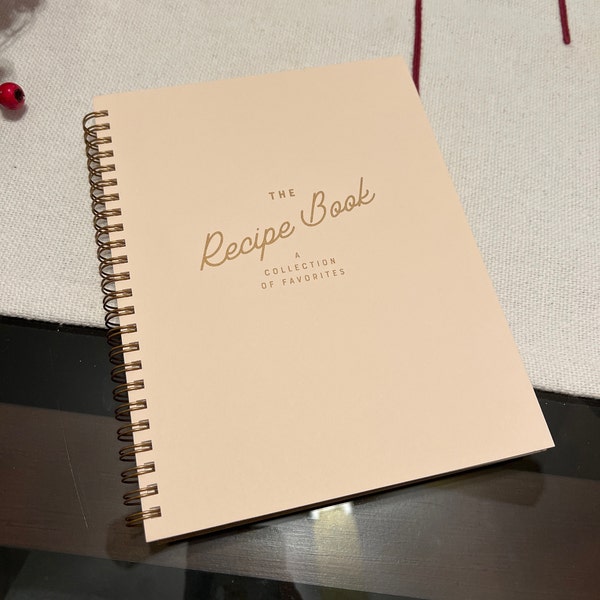 Retro Recipe Book - Recipe Book | Family Recipes | Keepsake Book ...
