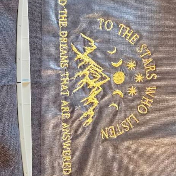 Velaris Embroidery Design, to the Stars Who Listen and the Dreams That ...