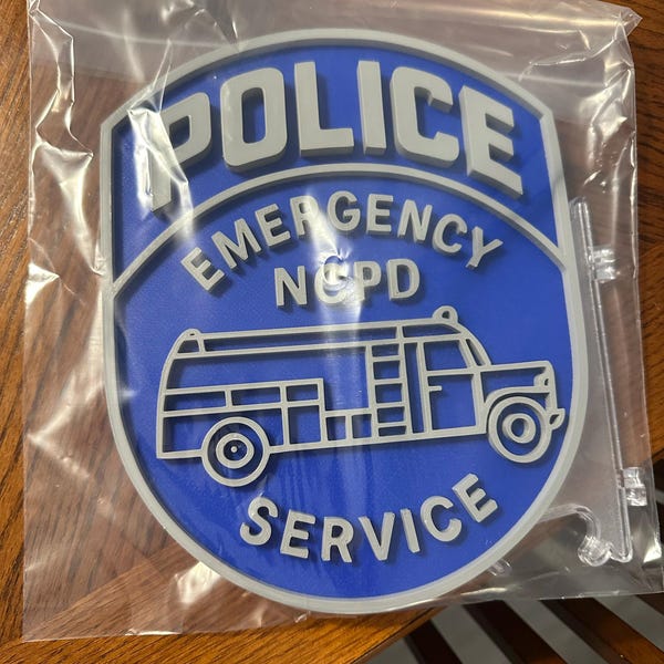 Embossed NYPD Detective Shield Replica: NYC Police Display Plaque NY - Etsy