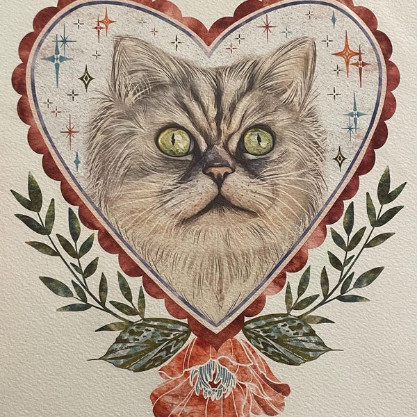 Three of Solemn Swords Embroidered Art - Etsy