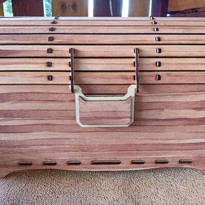 Little Treasure Box, Laser Cut File, Treasure Chest, for a 3mm & 4mm Material, Laser Cut Files ...