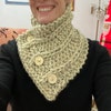 KNITTING PATTERN PDF Only Beginner 3 Button Rustic Scarf, Shoulder Wrap ...