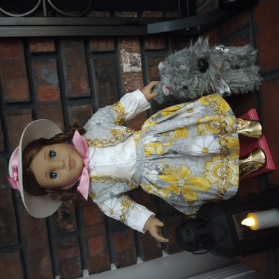 18 Inch Doll Colonial Formal Dress, Hamilton Doll Dresses, 18 Inch Doll ...