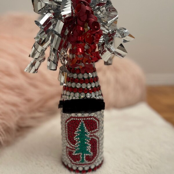 Custom/personalized Bedazzled Bottles. Bed Parties/ Dorm Decor ONE LOGO ...