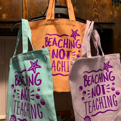 Beaching Not Teaching Svg, Teacher Svg, Beach Svg, Summer Cut Files ...