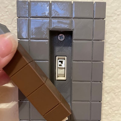 Minecraft-inspired Lever Triple Light Switch Plate - Etsy