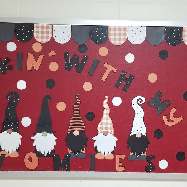 Halloween Gnomies - Fall - Halloween - Bulletin Board Kit - Etsy