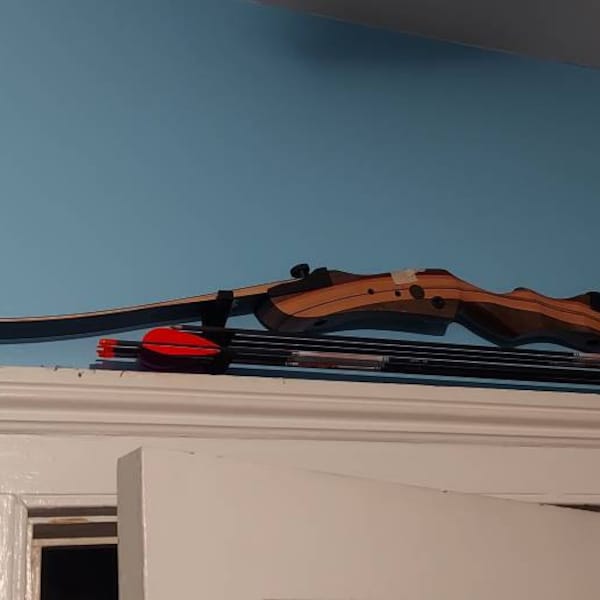 Wall Mount Vertical Bow Holder || Bow Hanger || Bow Rack - Etsy