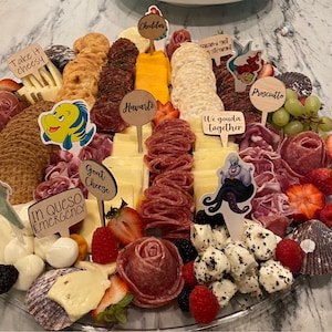 Cheese Markers Set, Grazing Table Prop, Charcuterie Board Accessories ...