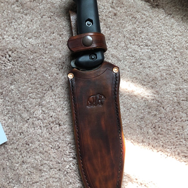 Becker BK7 Hand Made Leather Sheath - Etsy