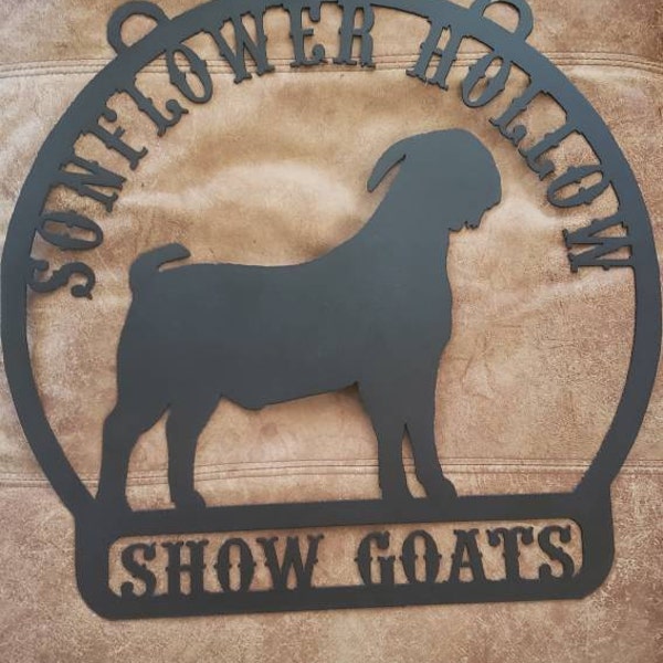 Custom Metal Livestock Sign: Personalized Farm Animal Pen Art - Etsy