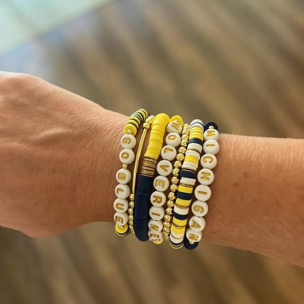 ATLANTA BRAVES Bracelets, Custom MLB Atl Braves Baseball Sports ...