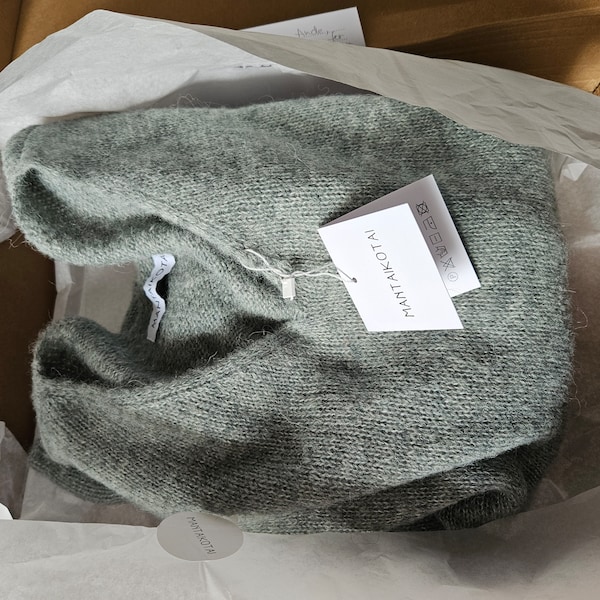Madeira Pullover - Alpaca Wool Sweater - Hand Knitted Pullover - Silk ...
