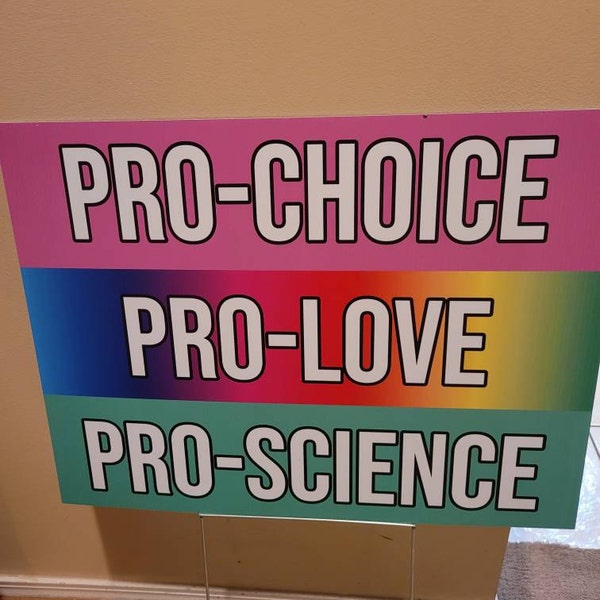 Pro-choice/pro-love/pro-science - Women's Rights / Pro Choice - Double ...