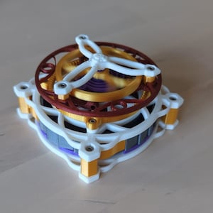 3D Printed DIY Kit Desk Toy Mechanical Watch Mechanism green Copper - Etsy