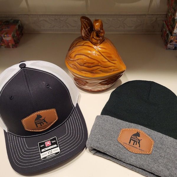 Leather Patch Hats, High Quality Stitching, Custom Logo, Branded Hats ...
