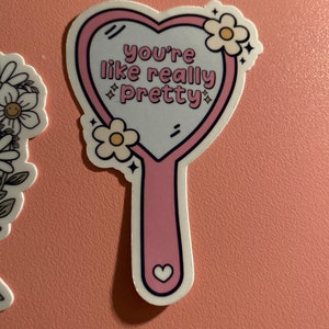 Y2k Aesthetic Heart Holographic Sticker Cute Purple Pink Heart Sticker ...