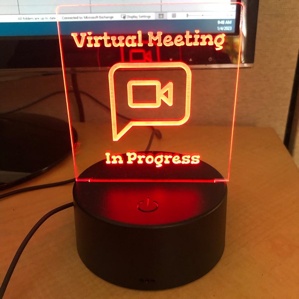 Do Not Disturb Remote Controlled LED Light, Night Light, Office Light ...