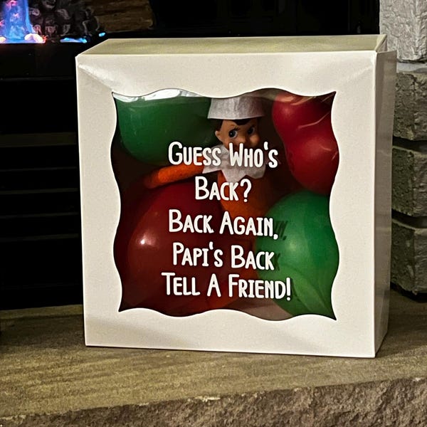 The ORIGINAL Elf Transport Jar, Elf Carry, Fake Snowballs, North Pole ...