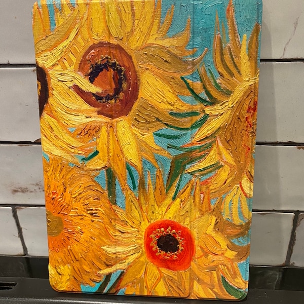 Sunflower iPad Case Flowers iPad Pro 11 12.9 10.5 Van Gogh iPad 9.7 6th ...