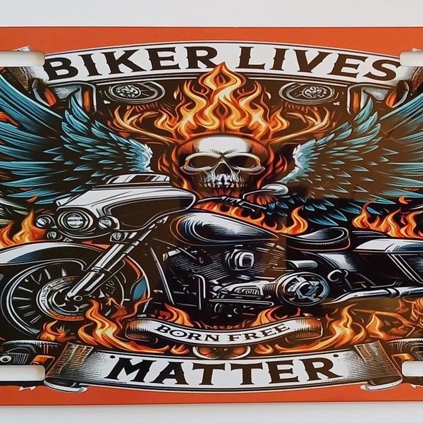 Biker Lives Matter PNG Sublimation Design, Hell Rider Png, Flaming Bike ...
