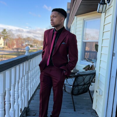 Mens Formal Wear Boutonniere Lapel Leaf Chain Pin Satin Rose - Etsy