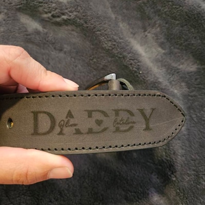 Father's Day Leather Belt, Customized Belt for Him, Personalized Belt ...