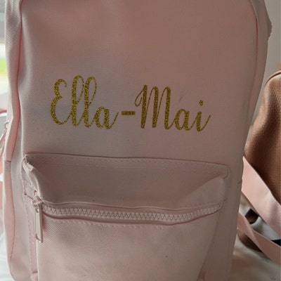 Personalised Name Backpack for Kids, Custom Name Back Pack for Kids ...