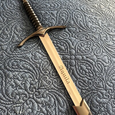 Monogram Sword, Custom Sword, Personalized Sword, Engraved Sword ...